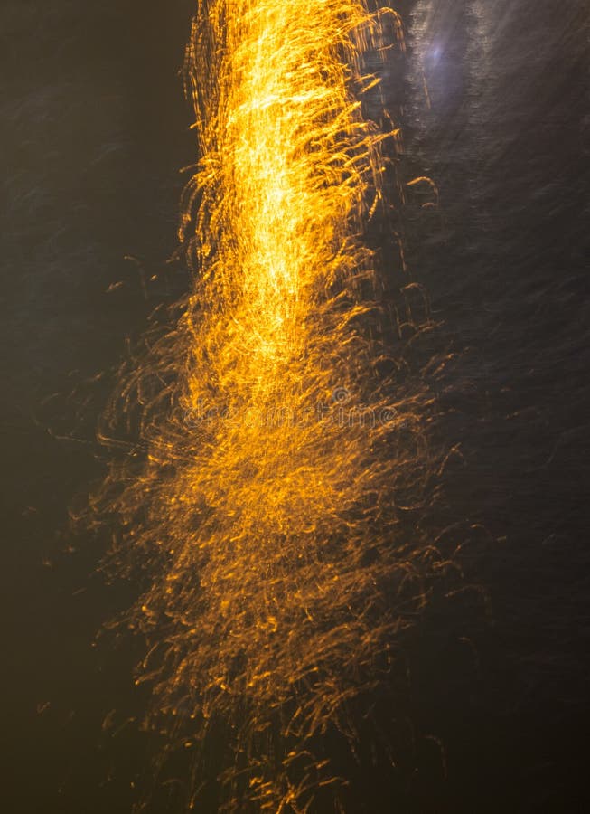 Light of Lanterns on the Smooth Surface of Water at Night As a ...