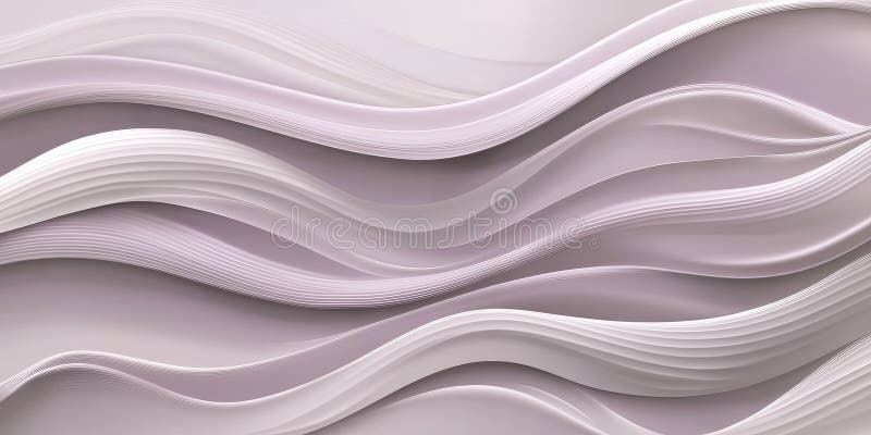 Light Lavender-gray Background with Smooth Wave Illustrations. the ...