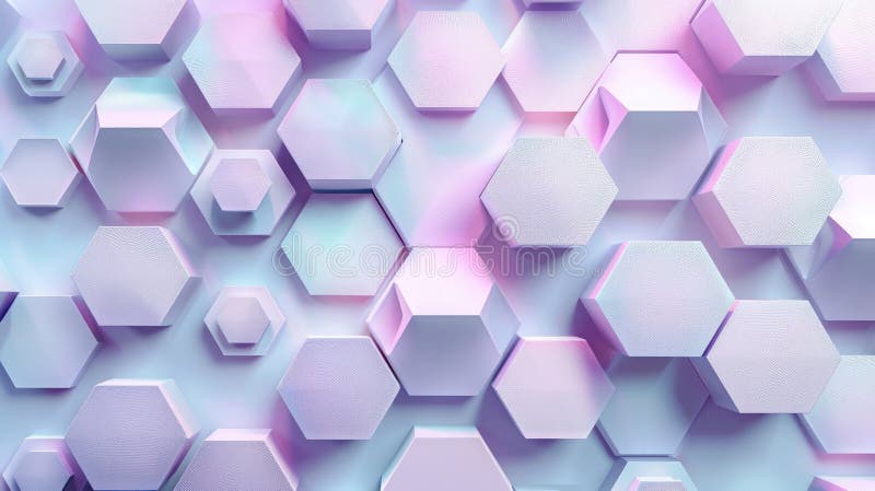 Light Lavender and Sky Blue in a High Definition Trendy Pastel 3D ...