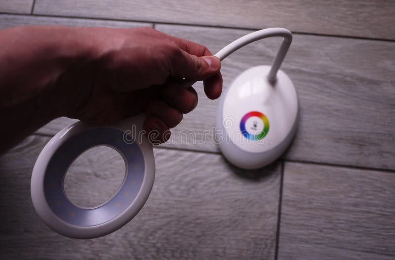 Light with the LED and RGB Light. Light Switching, Stock Image - Image ...