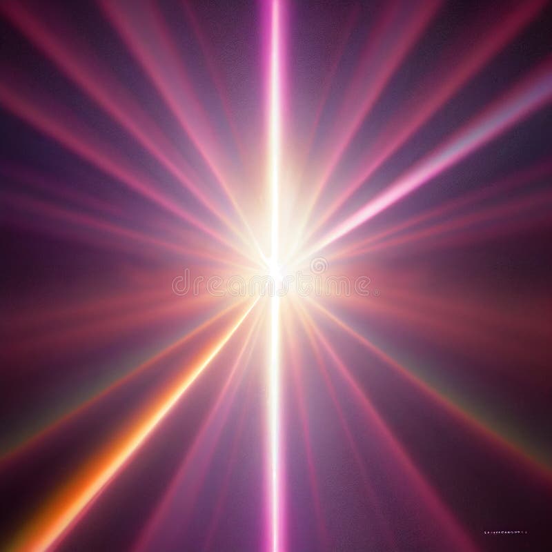 Light Lens Flare on Black Background. Stock Illustration - Illustration ...