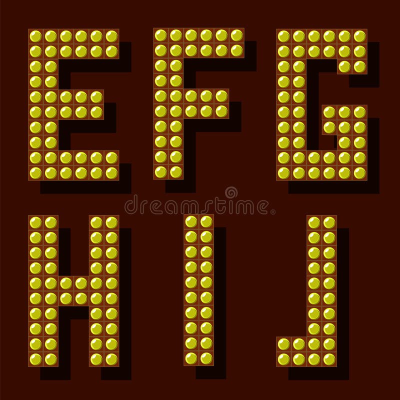 Broadway Billboard Font Stock Illustrations – 306 Broadway Billboard ...