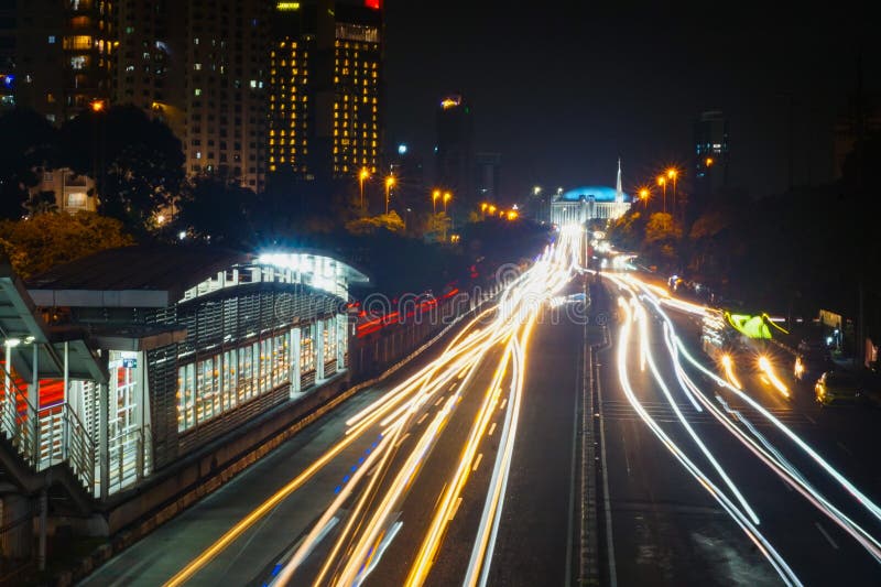 Light stock photo. Image of slow, road, highways, movement - 274326200