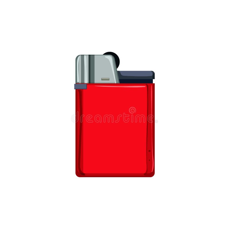 Light Lighter Fire Cartoon Vector Illustration Stock Vector ...