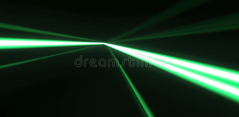 Light Line with Neon Green Color Isolated on Transparent Background ...