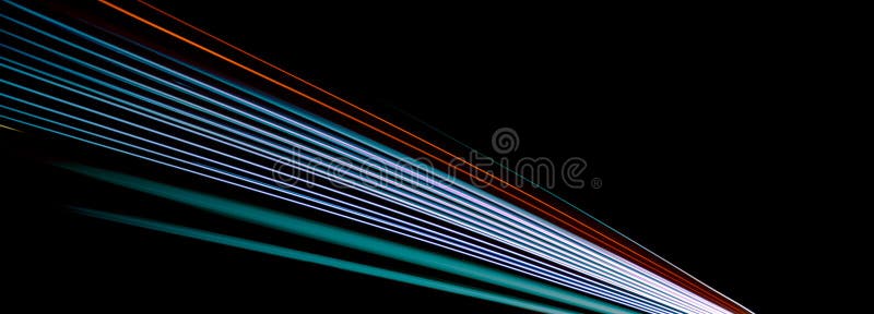 Light Lines, a Beam of Colored Lights Stock Image - Image of power ...