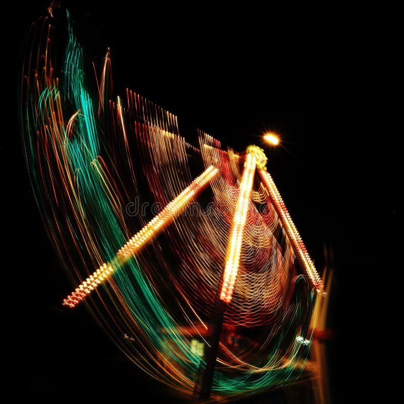 Light lines at night stock photo. Image of twirl, night - 78823748