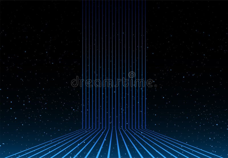 Universe and Lines, Structure, Digital Connection, Grid of the Future ...