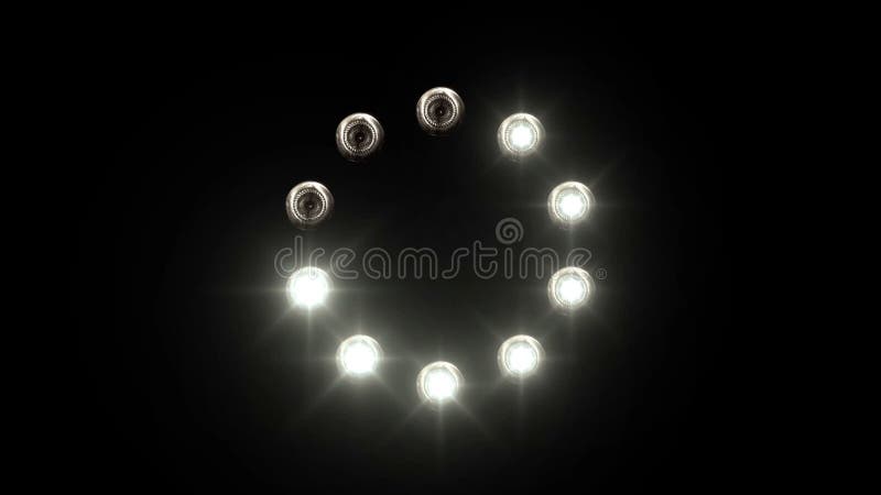 Light Loading Bar - 30fps, Last 5 Seconds is Loopable - Radial, White ...