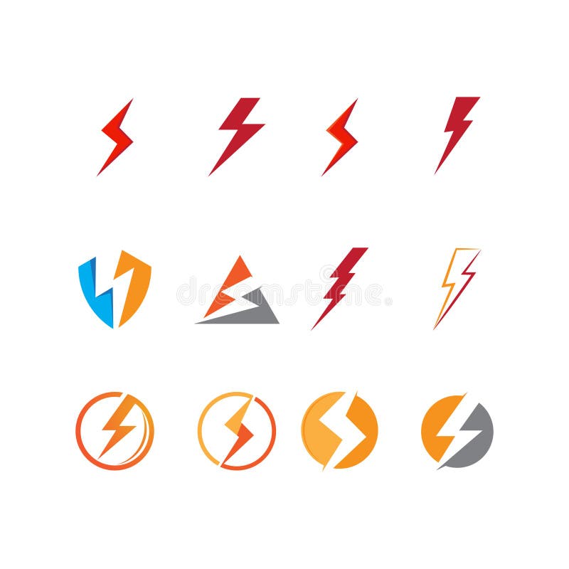 Light Logo Vector Template and Symbol Stock Vector - Illustration of ...