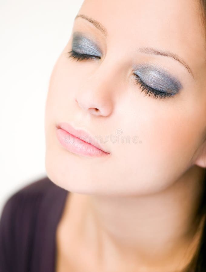 Light makeup. stock image. Image of person, feminine - 21688695
