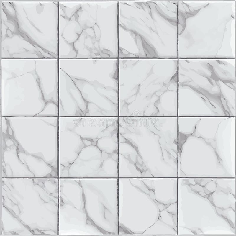 Light Marble Tile Texture, Pattern Background - Vector Stock ...