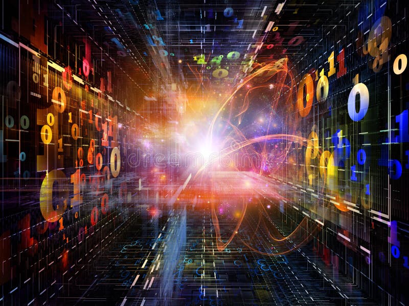 Number Tunnel stock illustration. Illustration of radiate - 212526988