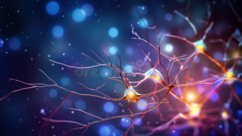 Light Micrograph of Human Brain Tissue Showing Neurons and Glial Cells ...