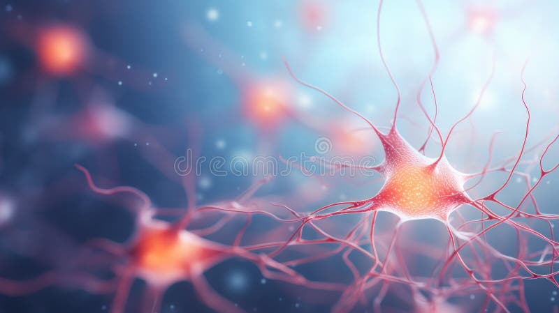 Light Micrograph of Human Brain Tissue Showing Neurons and Glial Cells ...