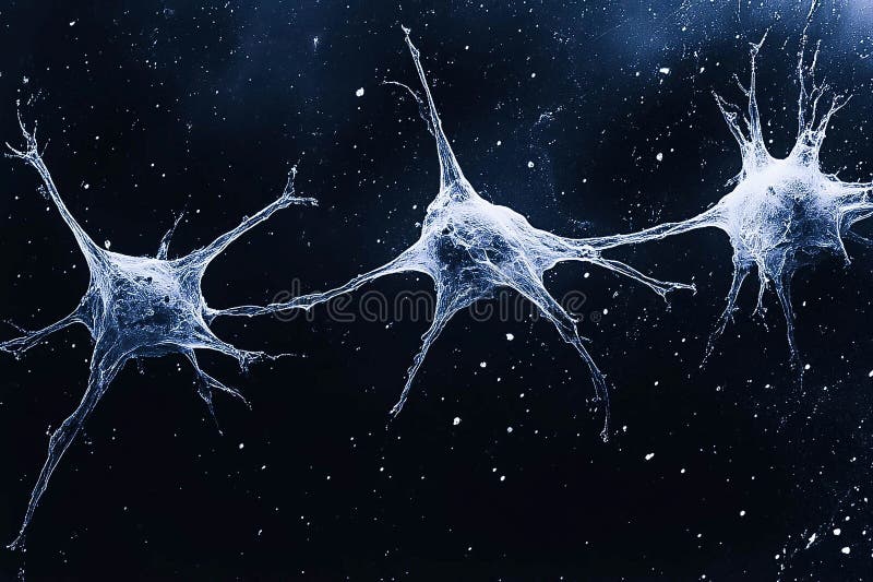 Light Micrograph of Human Brain Tissue Showing Neurons and Glial Cells ...