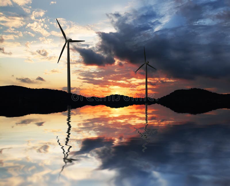 Light mill stock photo. Image of mills, nature, electricity - 12749620