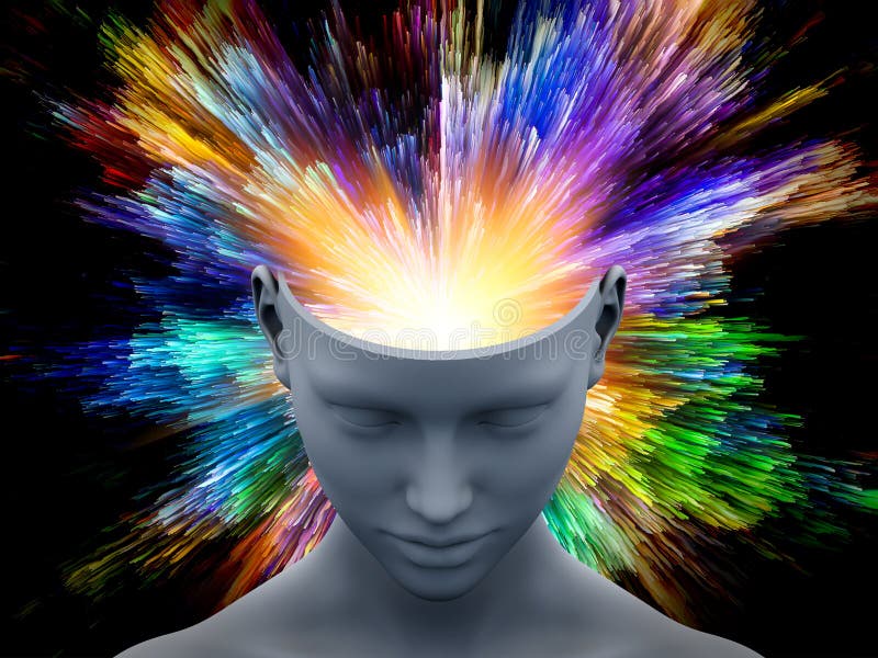 Light of the Mind stock illustration. Illustration of world - 119114178