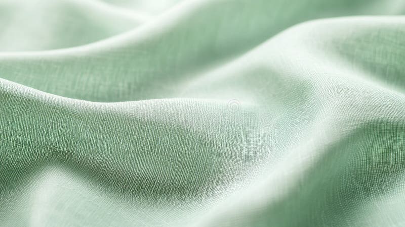 Light Mint Green Canvas with a Smooth, Delicate Texture and Subtle ...