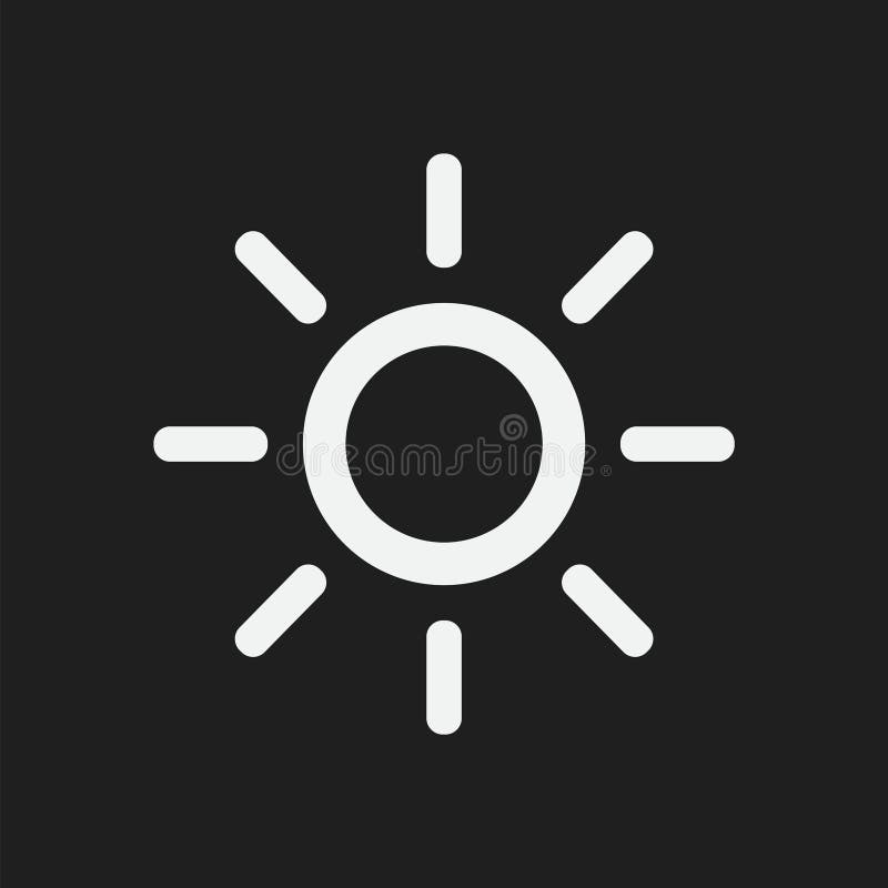 Light Mode Icon stock illustration. Illustration of background - 357207566