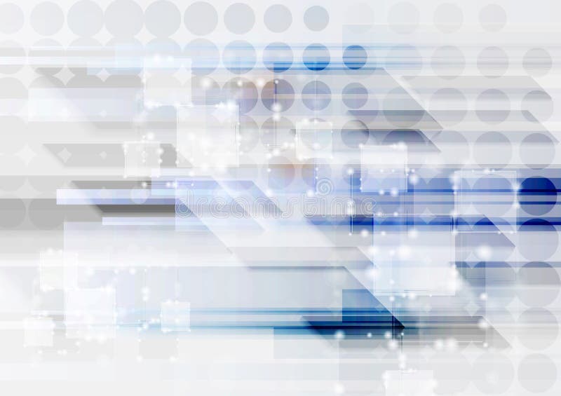 Light Modern Hi-tech Geometric Vector Background Stock Vector ...