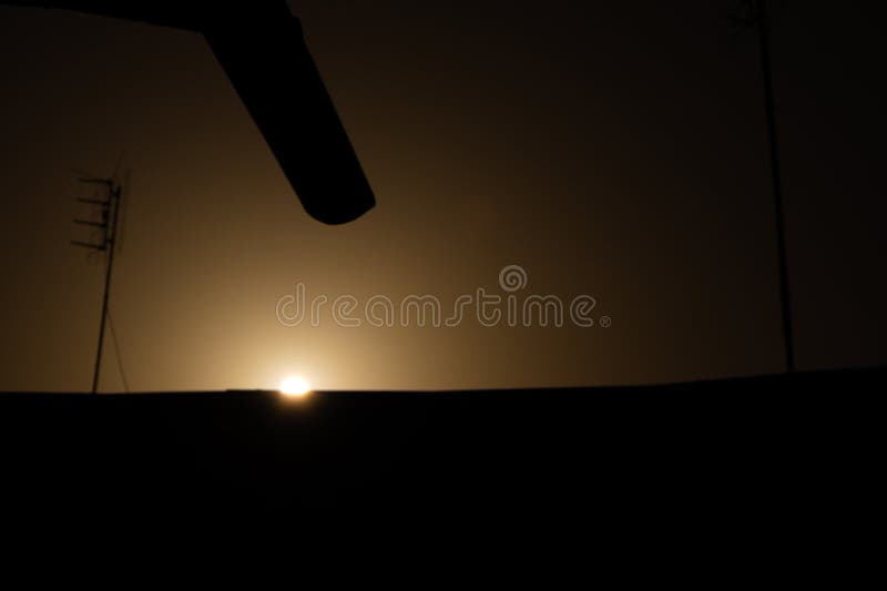 Light from the Moon in the Full Moon in the Sky Stock Image - Image of ...