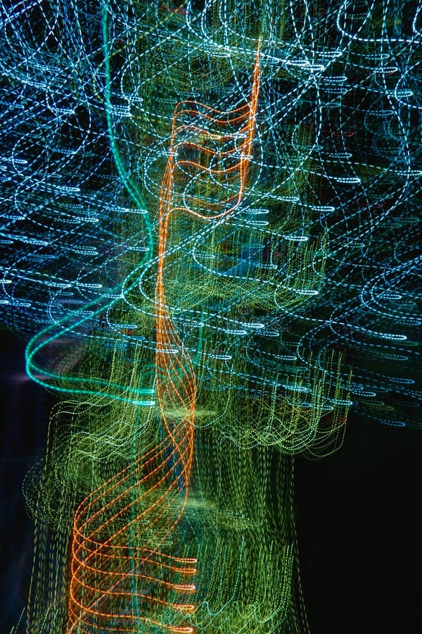 Abstract light drawing stock image. Image of colored - 276253385