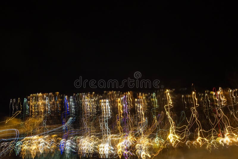 Light Movement Abstract in Black Background Stock Photo - Image of ...