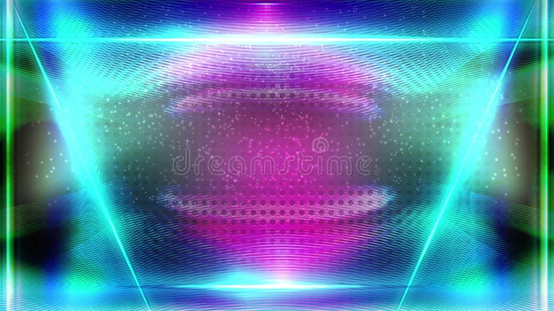 Light Moves into the Center on a Dark Background. Stock Video - Video ...