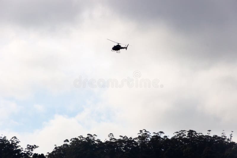 Light Multi-purpose Helicopter of Classic Single-rotor Scheme Stock ...