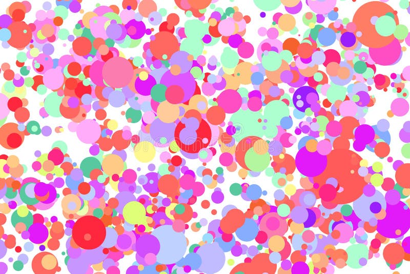 Light Multicolor Background, Colorful Vector Texture with Circles ...