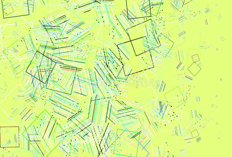 Light Multicolor Vector Template with Crystals, Circles, Squares. Stock ...