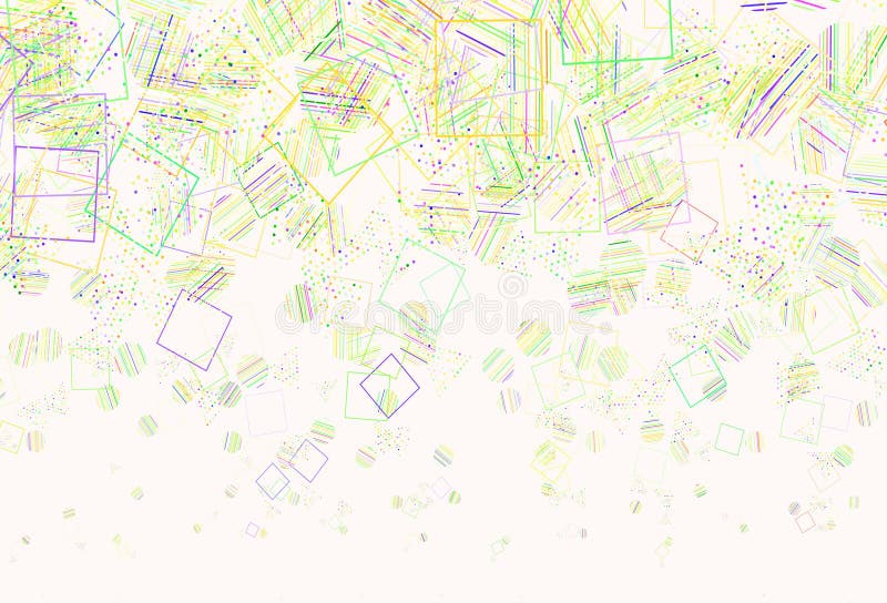 Light Multicolor Vector Template with Crystals, Circles, Squares Stock ...