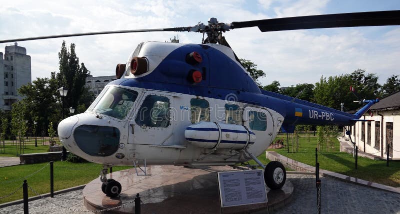 Light Multifunctional Helicopter MI-2 Editorial Stock Image - Image of ...