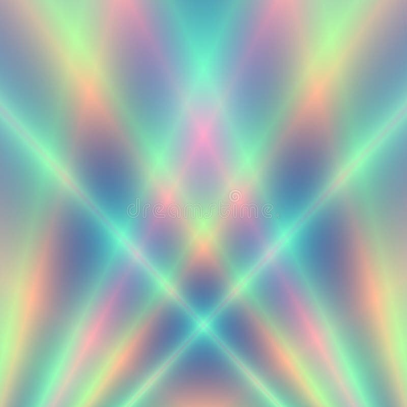 Neon Colorful Pastel Abstract Design Stock Illustration - Illustration ...