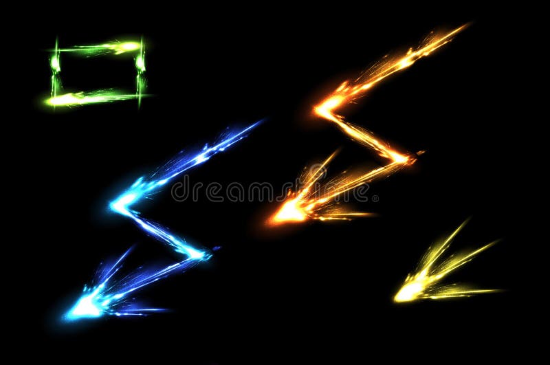Light neon effects stock vector. Illustration of lighting - 21363119