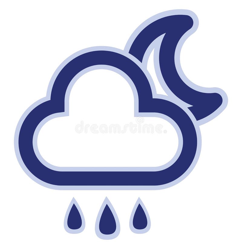 Light Night Rain, Icon Icon Stock Vector - Illustration of blue, cloud ... Light Night Rain, Icon Icon Stock Vector - Illustration of blue, cloud ...