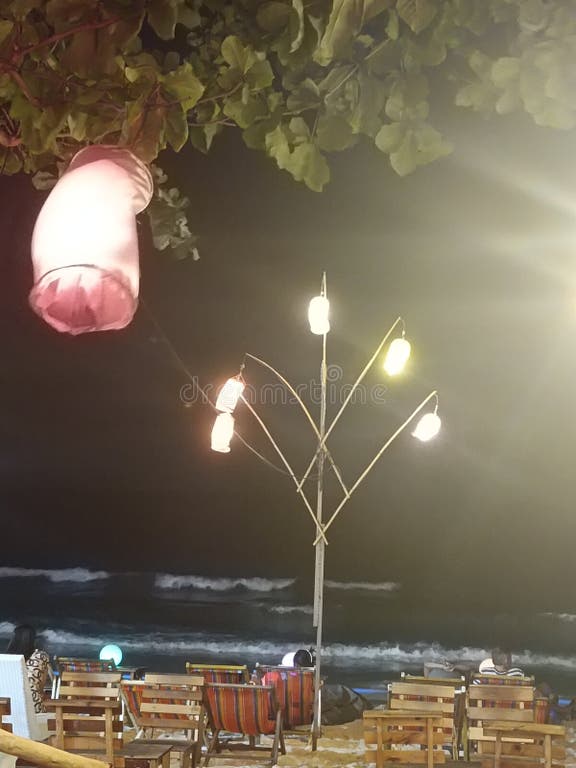 The light at night time stock photo. Image of night - 284391866