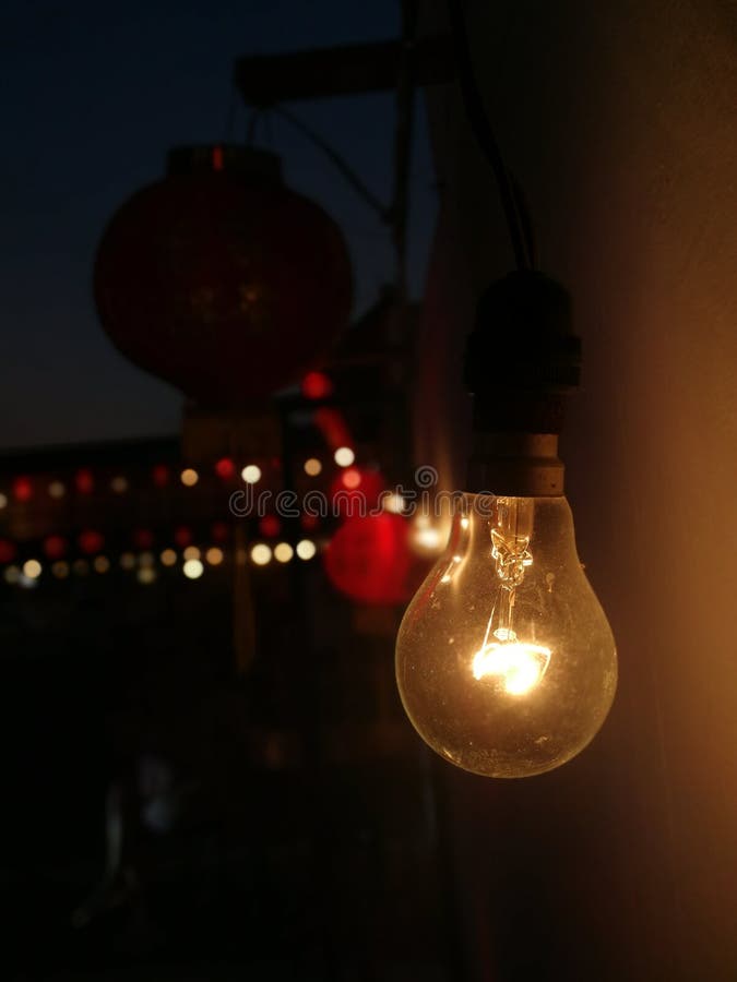 Light in night time stock image. Image of time, bacground - 114641361