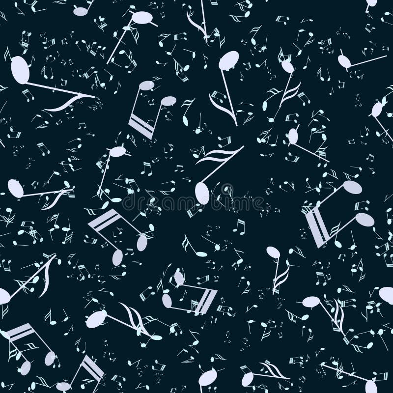 Musical Notes Scattered Stock Illustrations – 75 Musical Notes ...