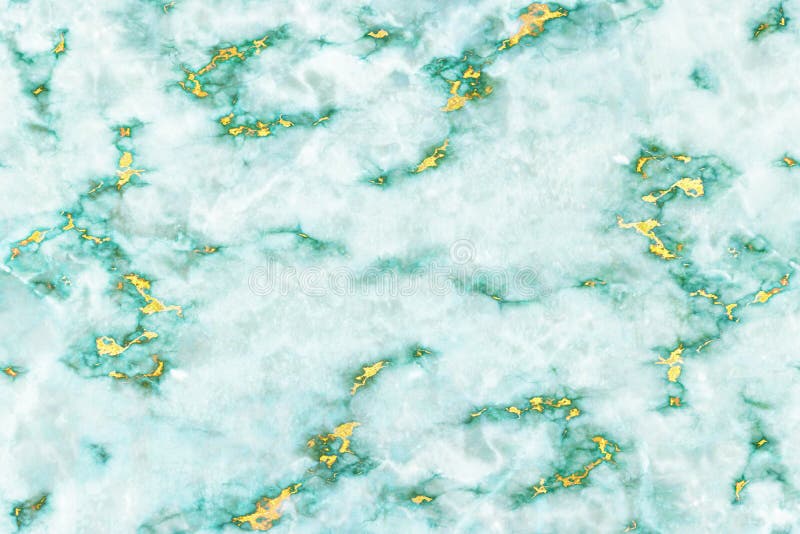 Light Ocean Color Marble and Dark Gold Mineral Cloud Color Luxury ...