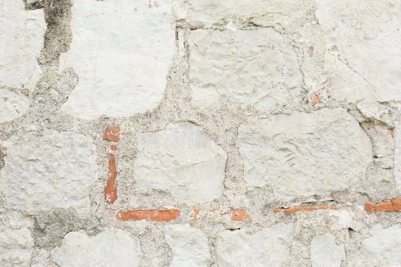 Light Old Brickwork Texture. Ancient Brick Wall. Stock Photo - Image of ...