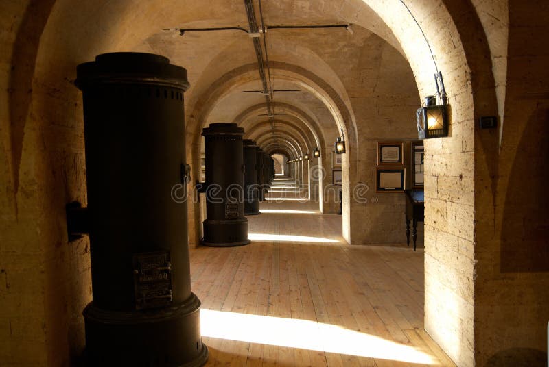 Crypt interior editorial stock image. Image of passage - 7122294