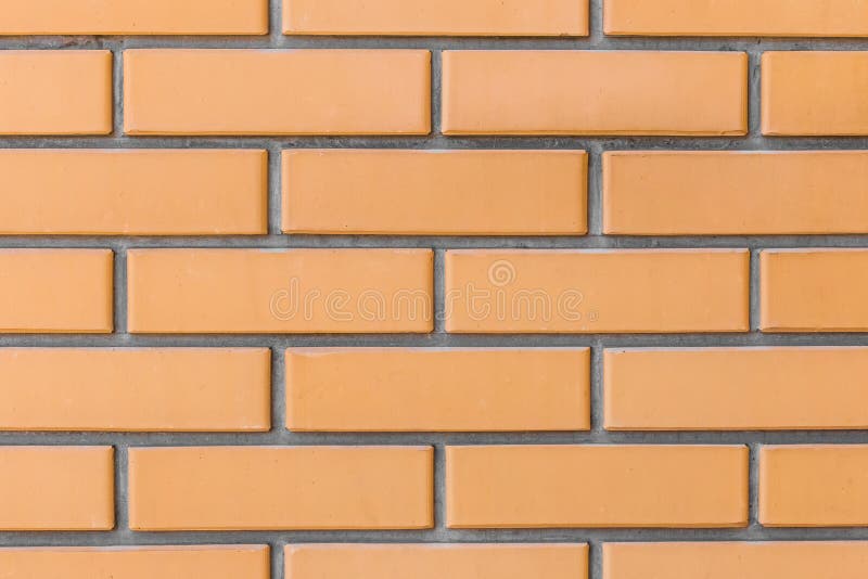 Light Orange Brick Blocks Wall Texture Background Stock Image - Image ...