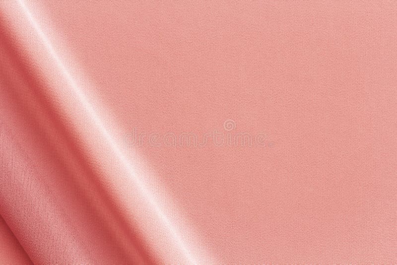 Light Orange Fabric with Large Diagonal Folds, Textile Background Stock ...