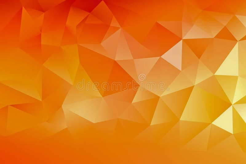 Light Orange Gradient Triangles Template Background Stock Illustration ...