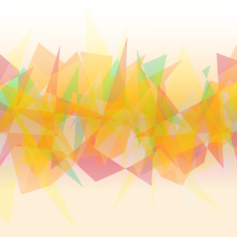 Light Orange Polygonal Abstract Background Stock Vector - Illustration ...