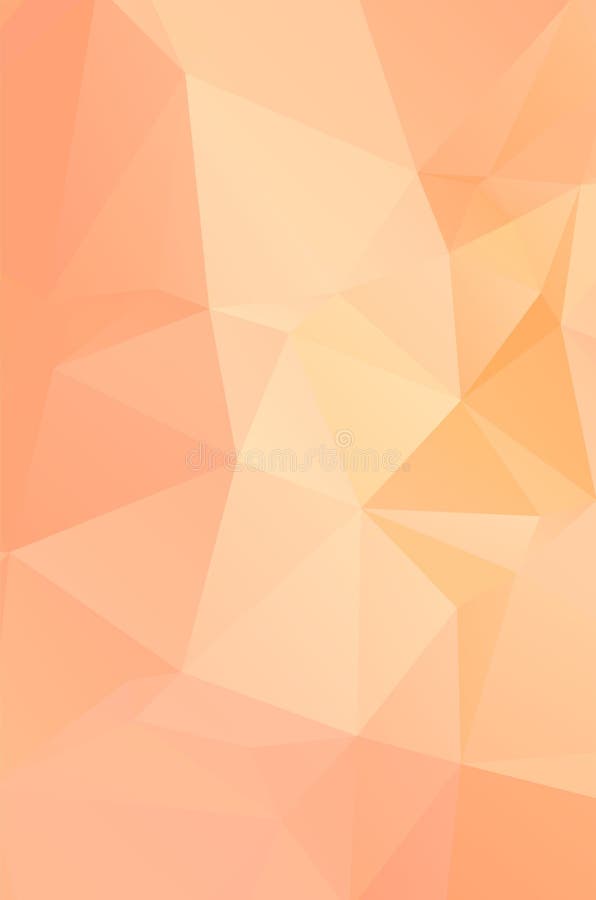 Light Orange Polygonal Illustration Stock Vector - Illustration of ...