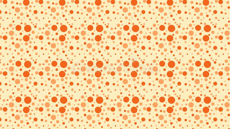 Light Orange Random Dots Pattern Vector Illustration Stock Vector ...