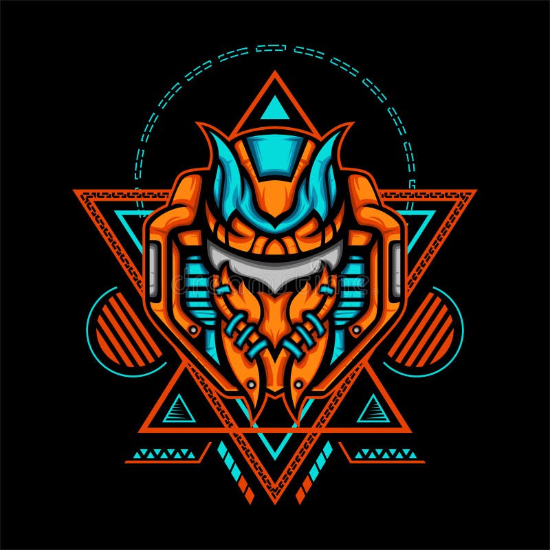 Light Orange SCI-FI King Cobra with Geometry Ornament Stock Vector ... Light Orange SCI-FI King Cobra with Geometry Ornament Stock Vector ...